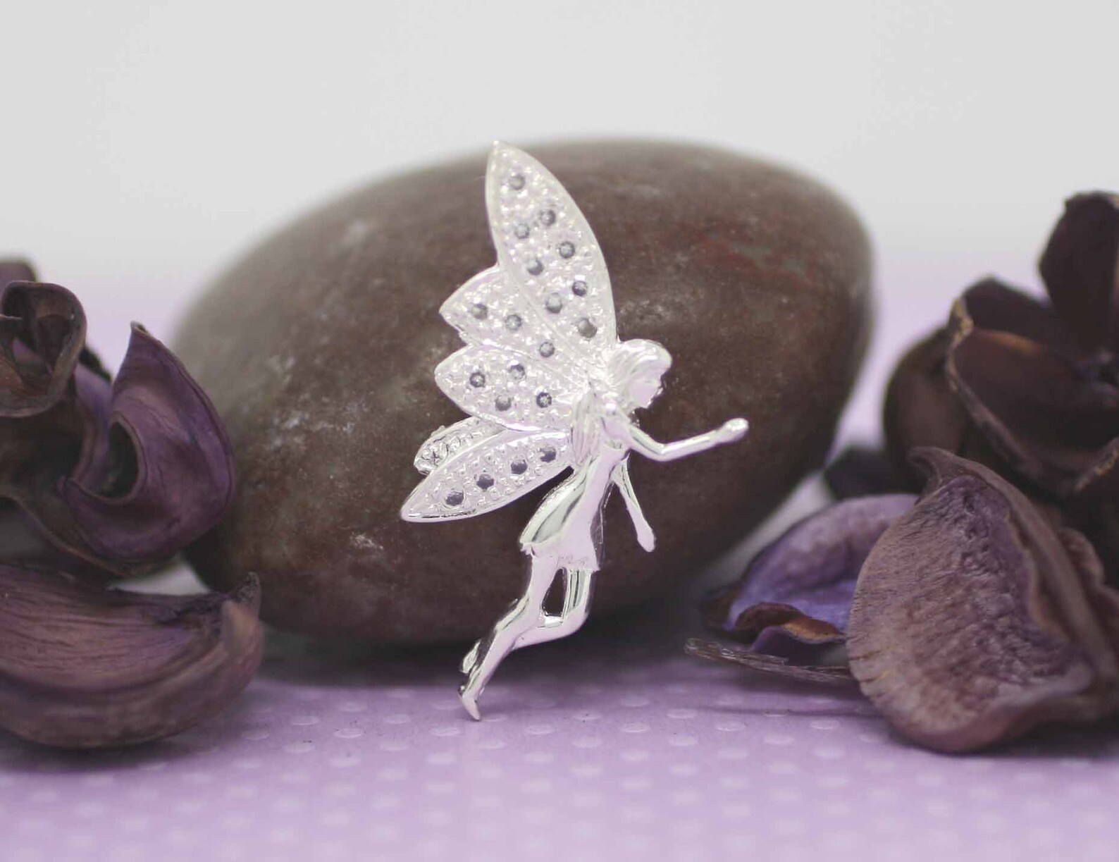 Sterling Silver Fairy Necklace Silver Fairy Necklace Silver | Etsy