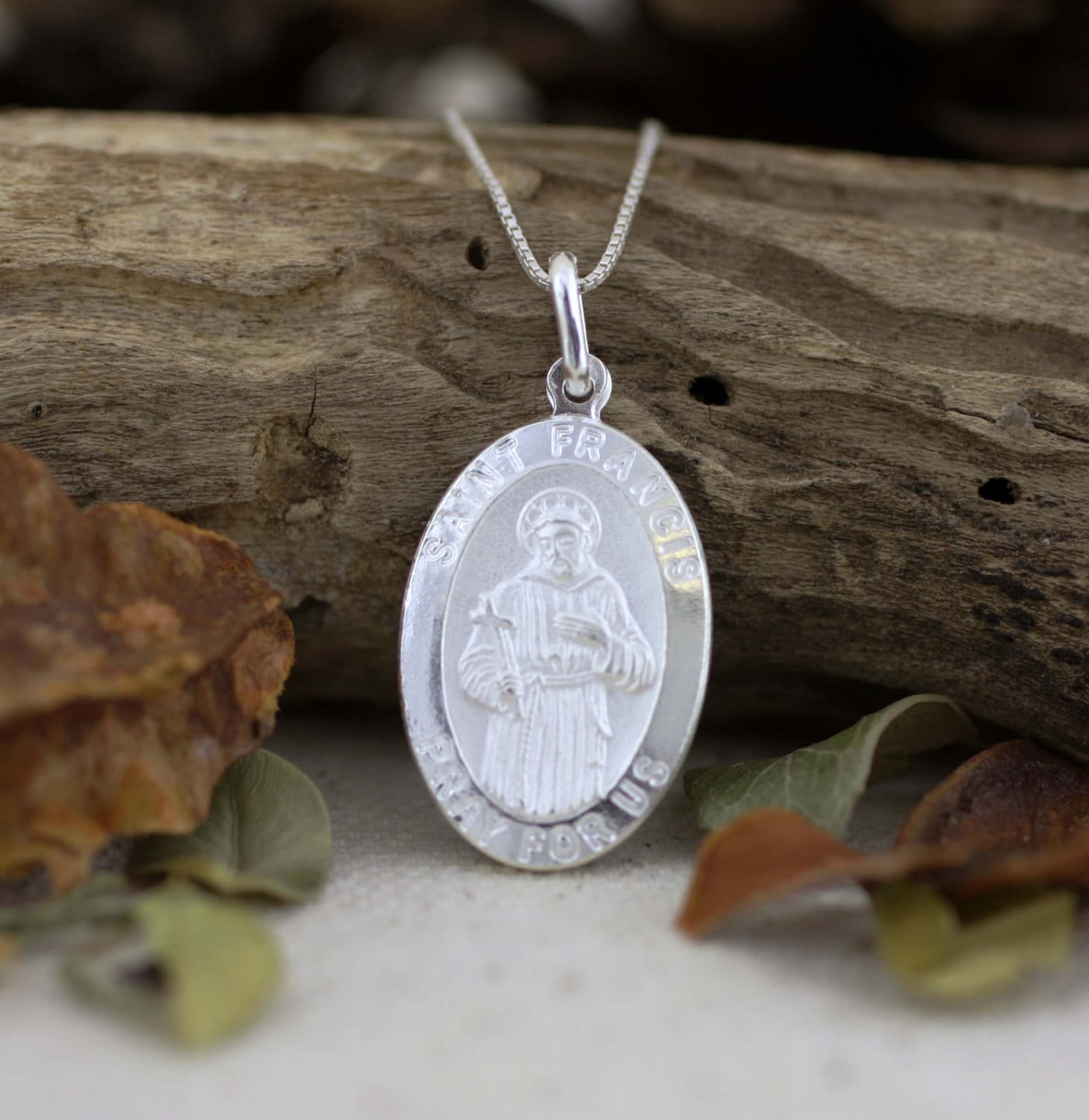 St francis pendant store