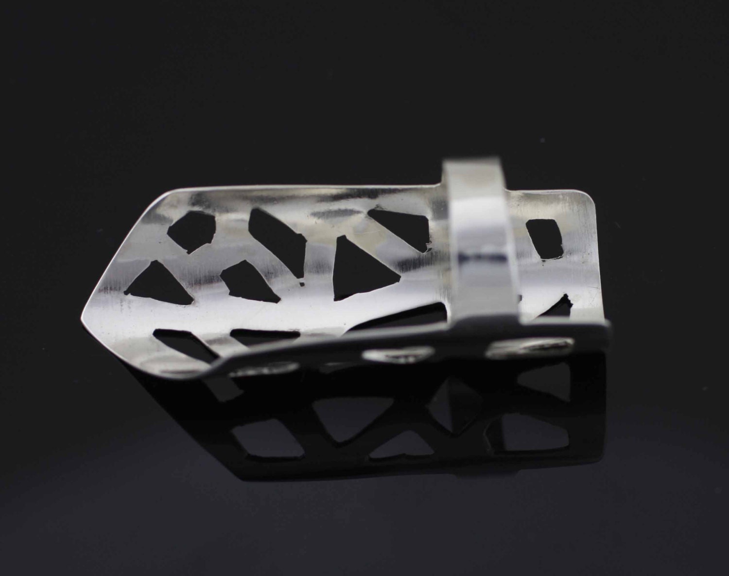 Sterling Silver Armor Ring Silver Shield Ring Modern Boho - Etsy