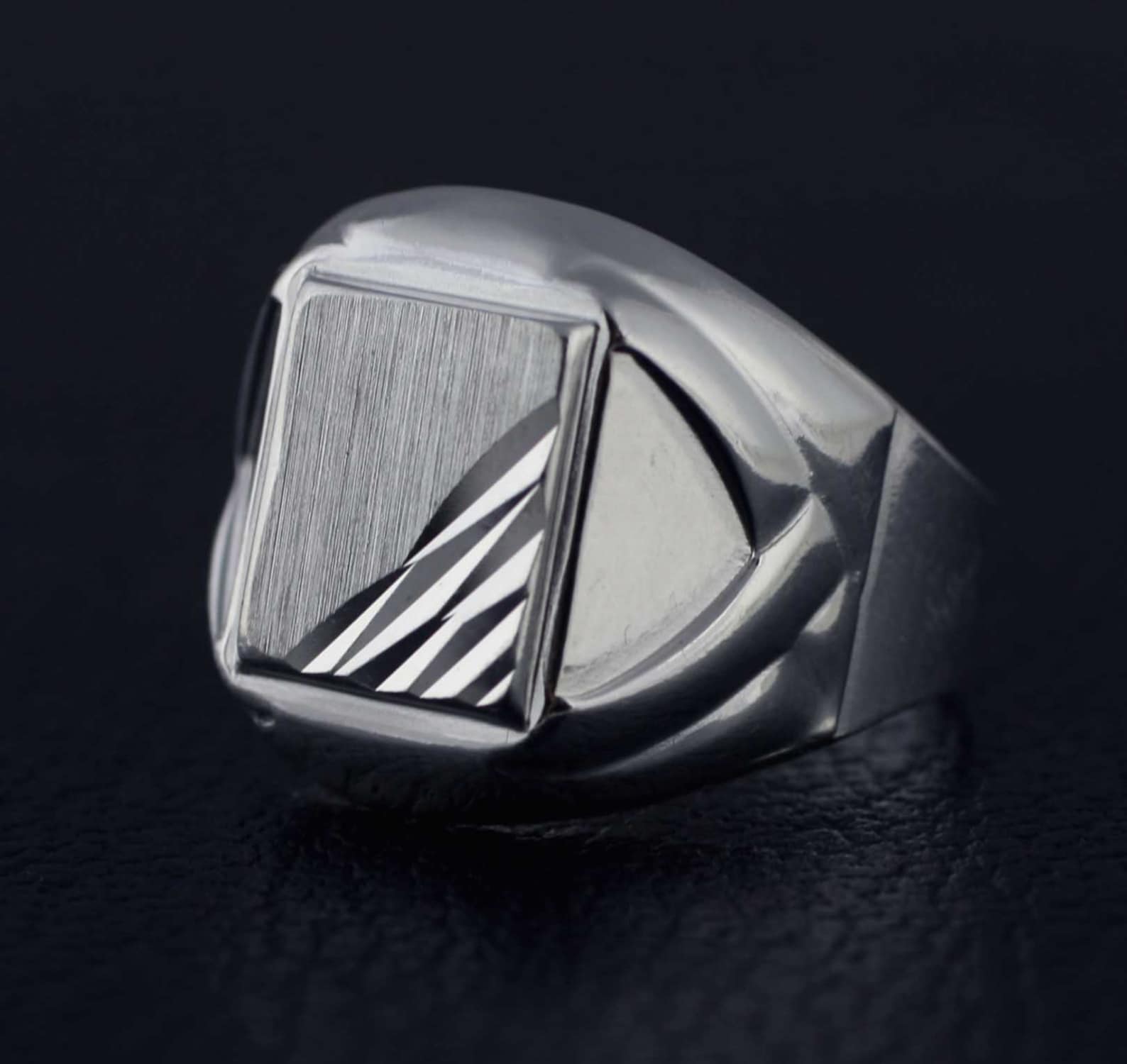 Sterling Silver Mens Ring Men's 925 Sterling Silver | Etsy