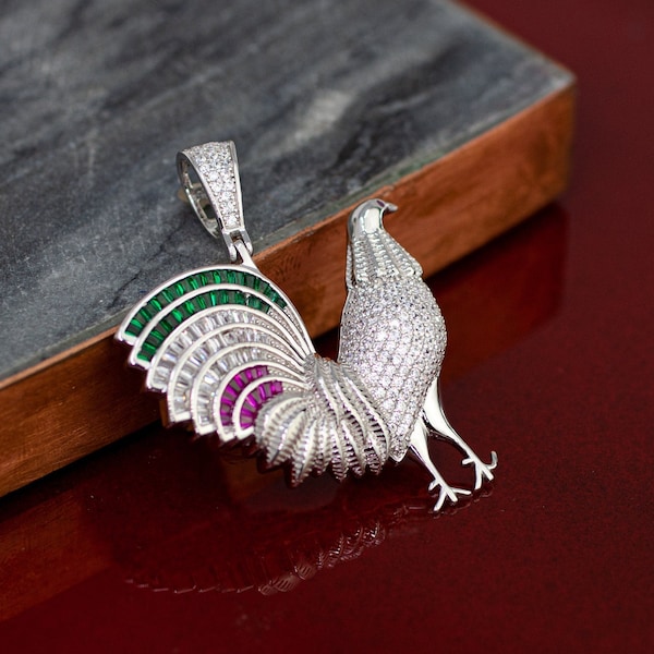 Silver Rooster - Etsy