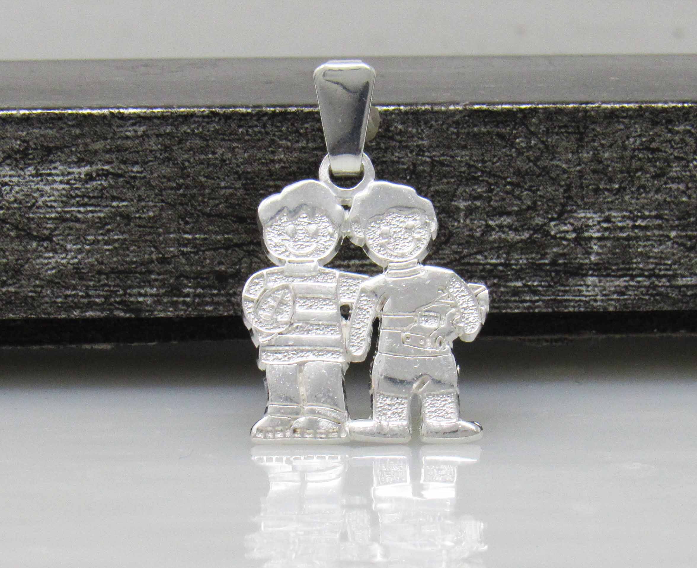 Sterling Silver Boys Necklace Children Charms Necklace Boy | Etsy