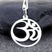 Sterling Silver Ohm Symbol Necklace Silver Ohm Necklace Ohm - Etsy