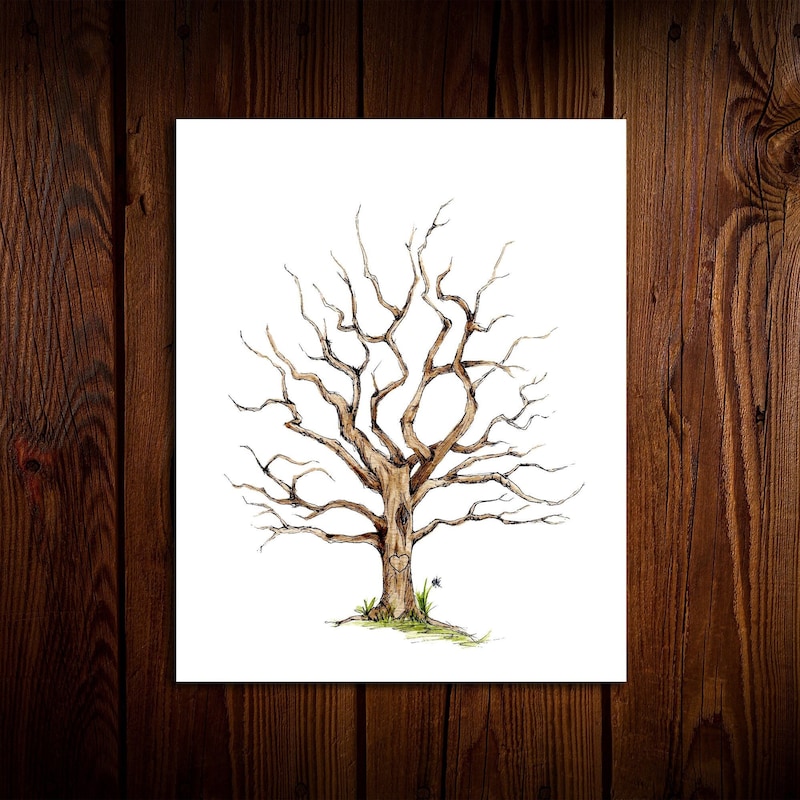 Fingerprint Tree - Etsy