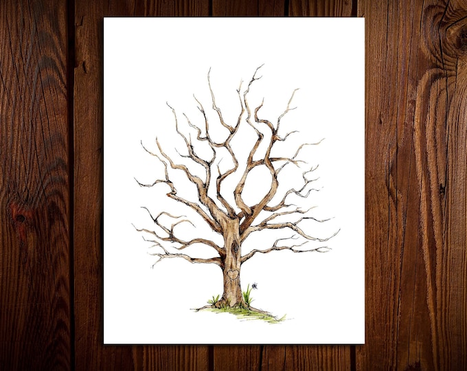 DIY Fingerprint Tree - Fingerprint Tree - Thumbprints Tree ...