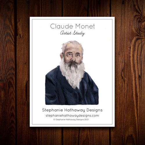 Claude Monet Art Study Charlotte Mason Inspired Morning - Etsy