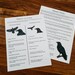Raven Mini Unit Study - Etsy