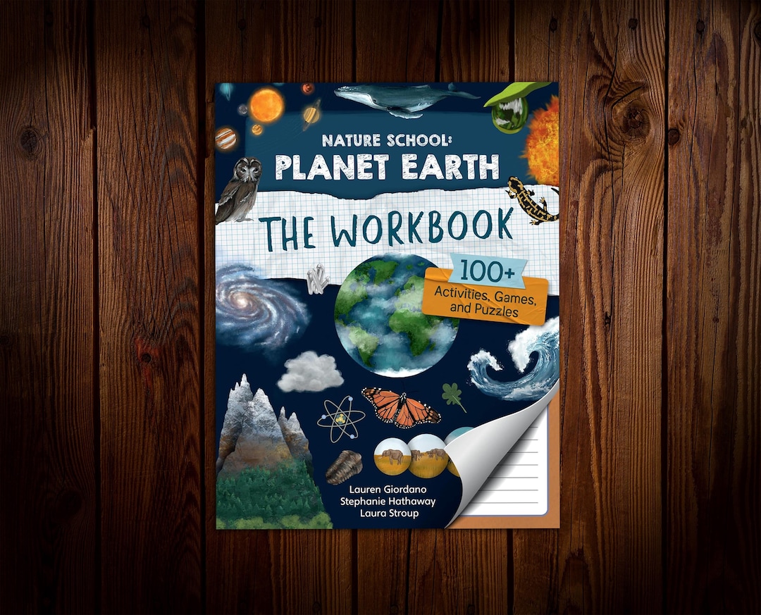 Planet Earth: the Workbook - 100+ Activities, Games, and Puzzles - Etsy