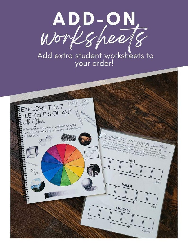7 Elements of Art - Spiral Bound - Etsy