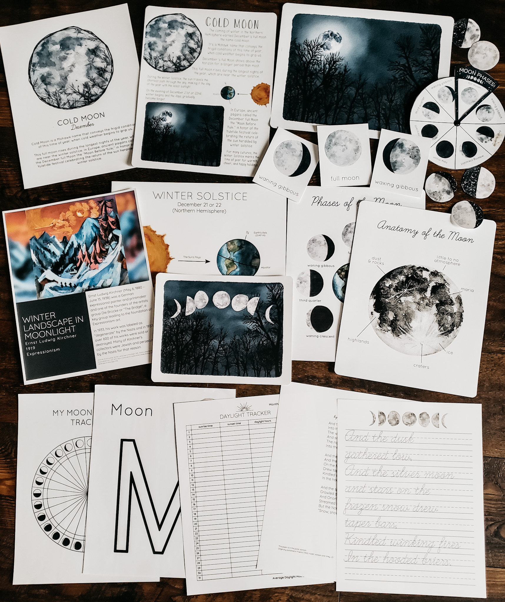 Winter Full Moon Bundle - Etsy