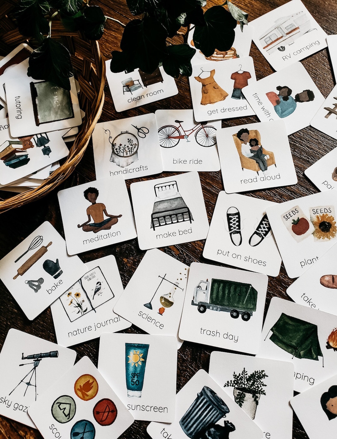 Editable Daily Rhythm Cards and Visual Schedule - Etsy