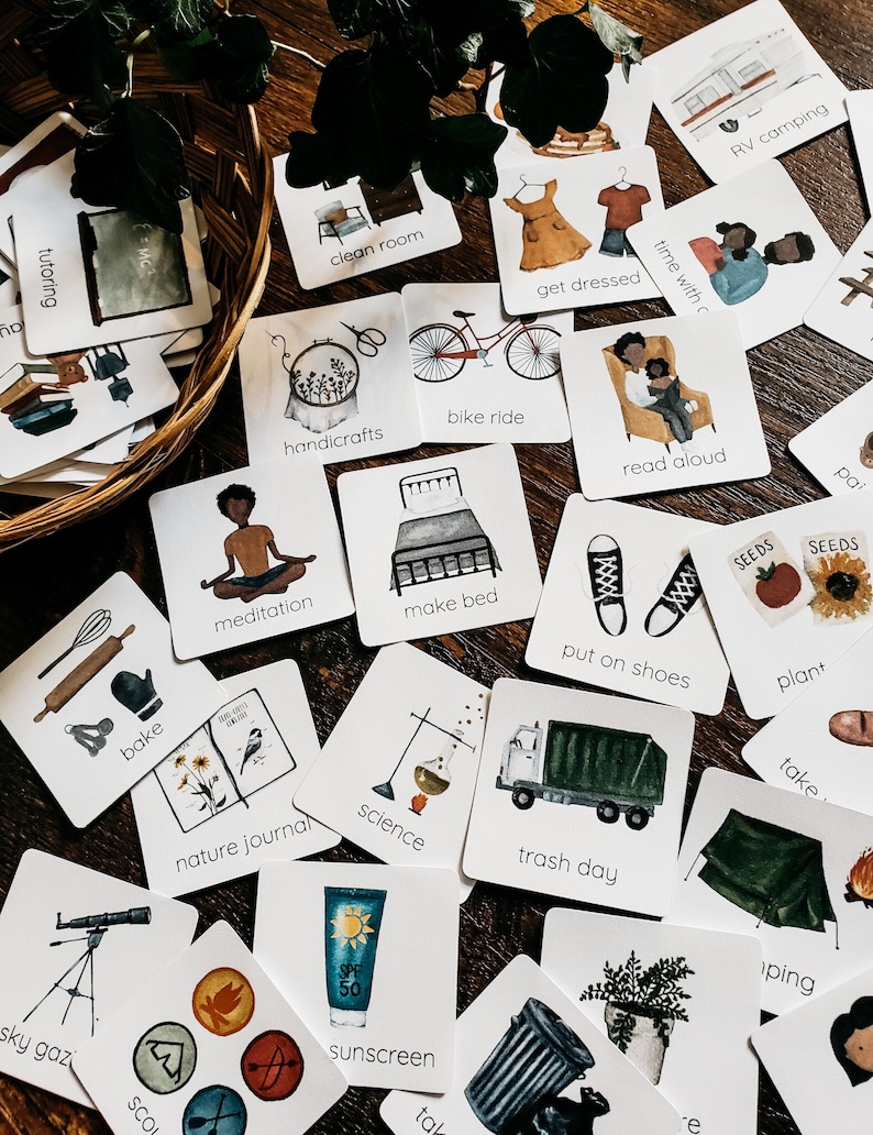 Editable Daily Rhythm Cards and Visual Schedule - Etsy