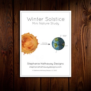 Winter Solstice Mini Nature Study - Etsy