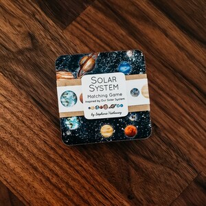 Solar System Memory Matching Game - Etsy