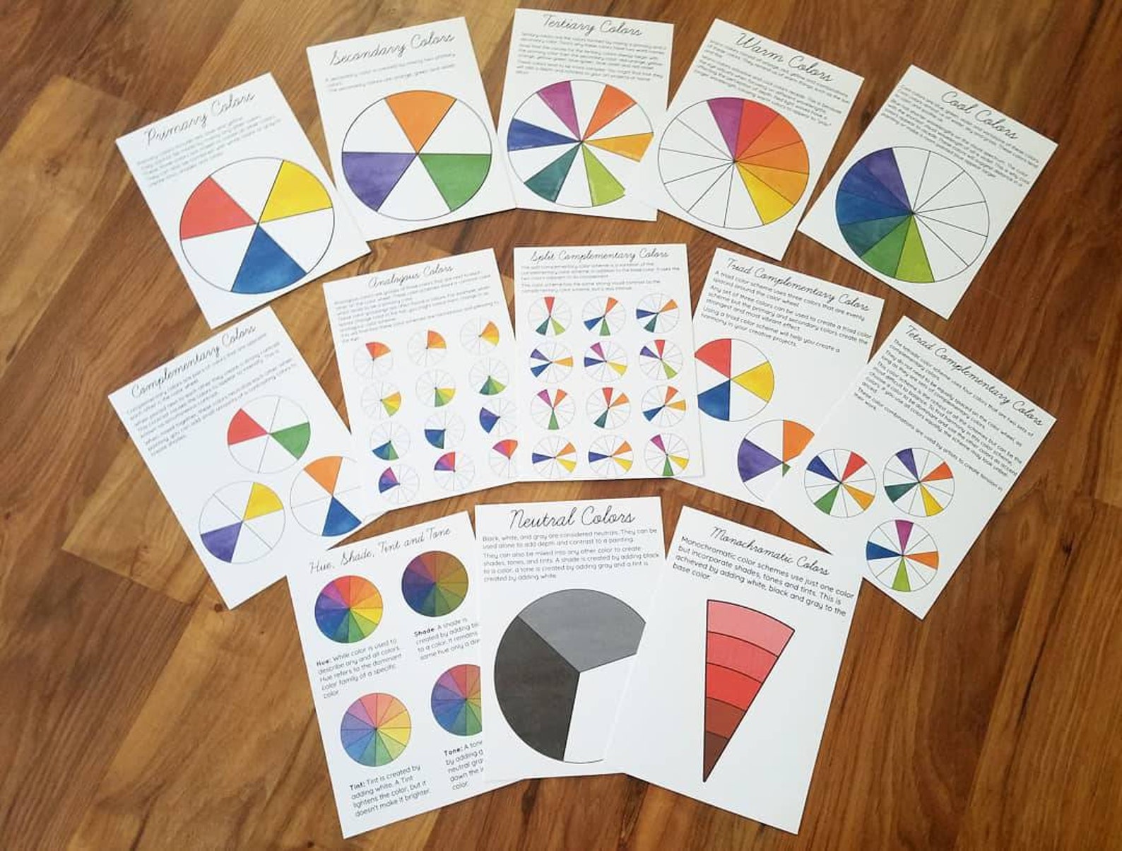 Color Theory Unit Study - Etsy