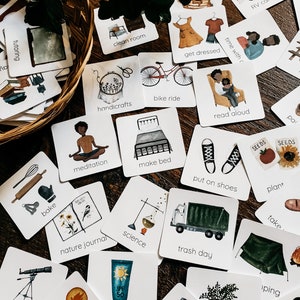 Daily Rhythm Cards & Weather Wheel Bundle - Etsy