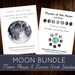 Moon Phases and Lunar Unit Study BUNDLE - Etsy