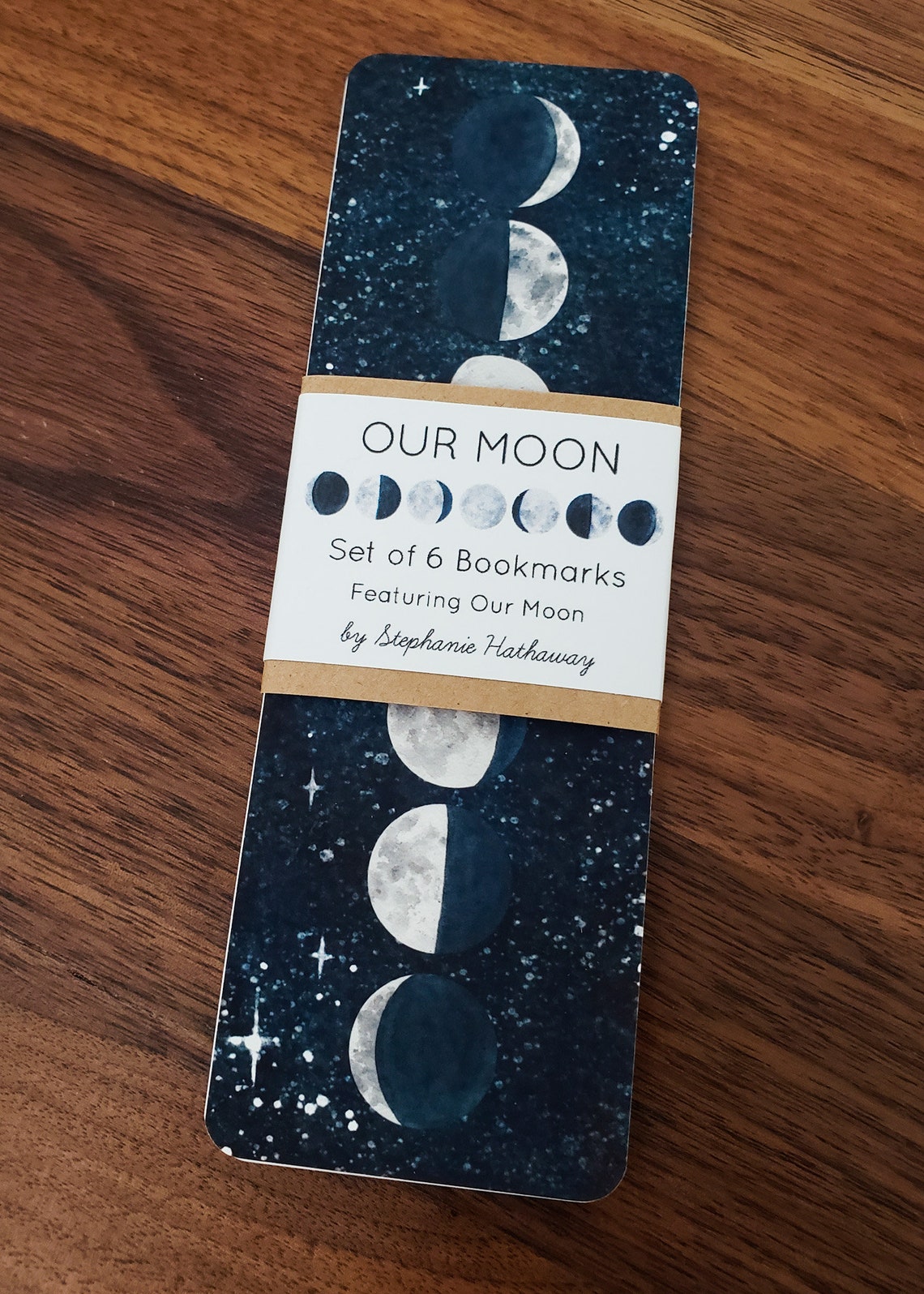Our Moon Bookmarks Set of 6 - Etsy