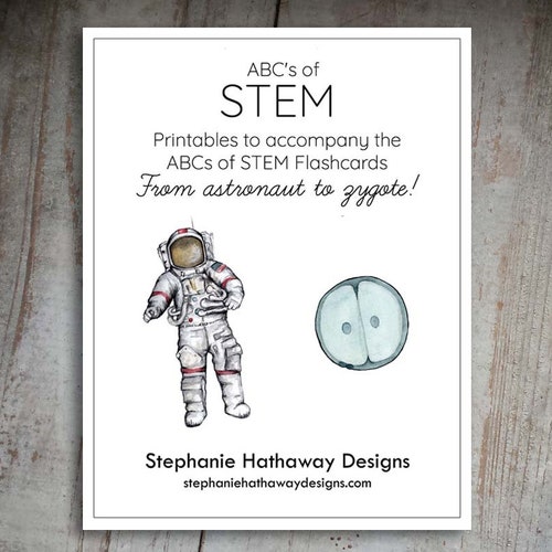 The Abcs of STEM Printable Instant Digital Download - Etsy