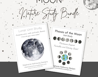 Phases of the Moon | Outer Space Learning Bundle | Nature Study | Mini ...