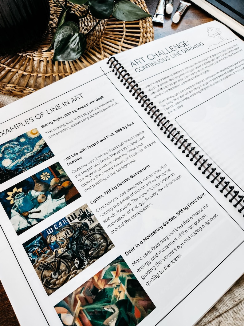 7 Elements of Art - Spiral Bound - Etsy
