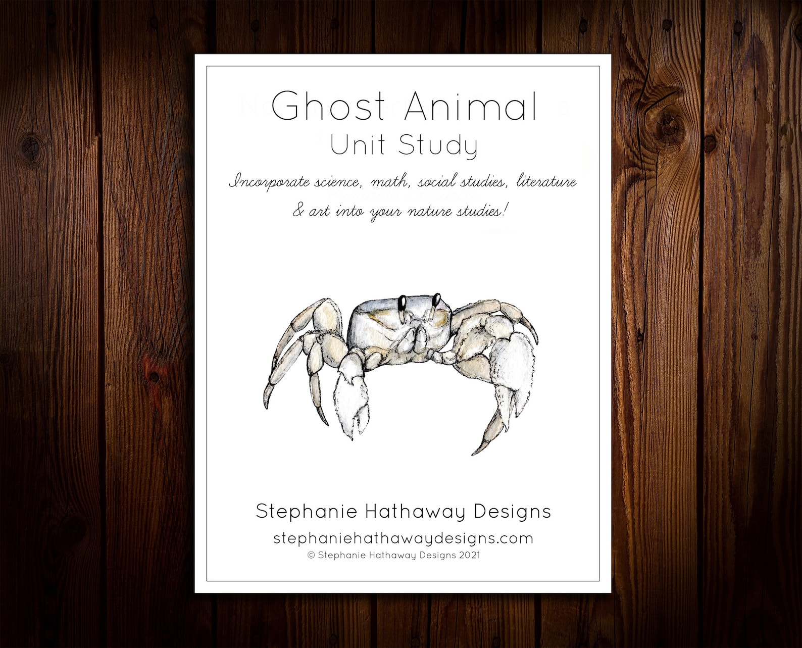 Ghost Animals Unit Study - Etsy