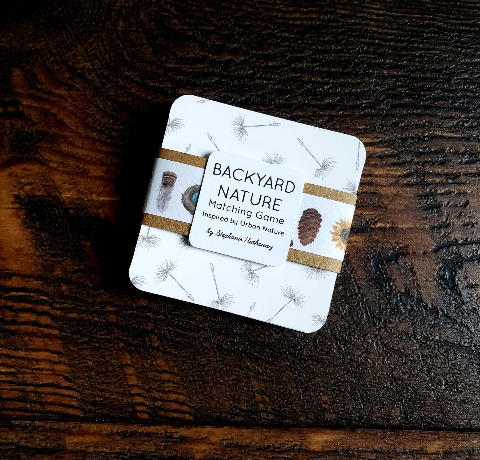 Backyard Nature Matching Game - Etsy