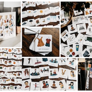 Editable Daily Rhythm Cards and Visual Schedule - Etsy