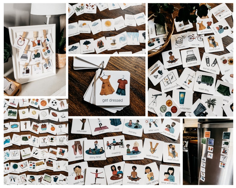 Editable Daily Rhythm Cards and Visual Schedule - Etsy