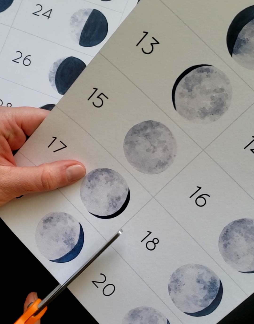 Moon Phases Flip Book Space And Moon Flip Flap Book® | Distance