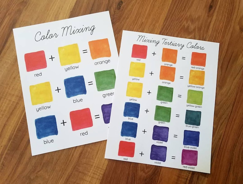 Color Theory Unit Study - Etsy
