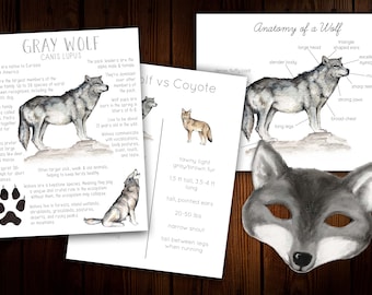 Wolf Moon Mini Nature Study - Etsy