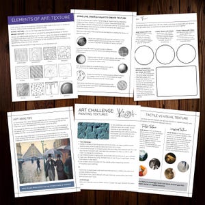 7 Elements of Art Study - Etsy