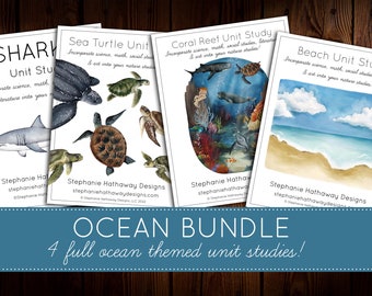 Ocean Animals Unit BUNDLE Nature Study Math Language Arts - Etsy