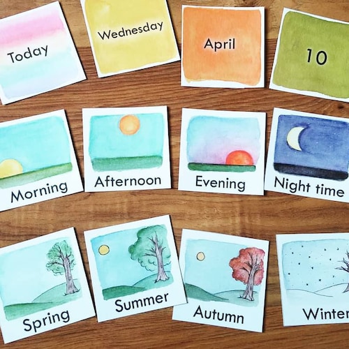 BUNDLE Spanish Pocket Calendar Days of the Week & Numbers | Etsy