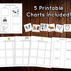 Editable Daily Rhythm Cards and Visual Schedule - Etsy
