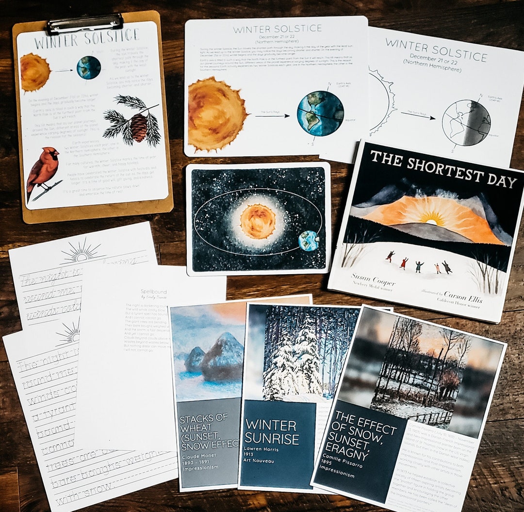 Winter Solstice Mini Nature Study - Etsy