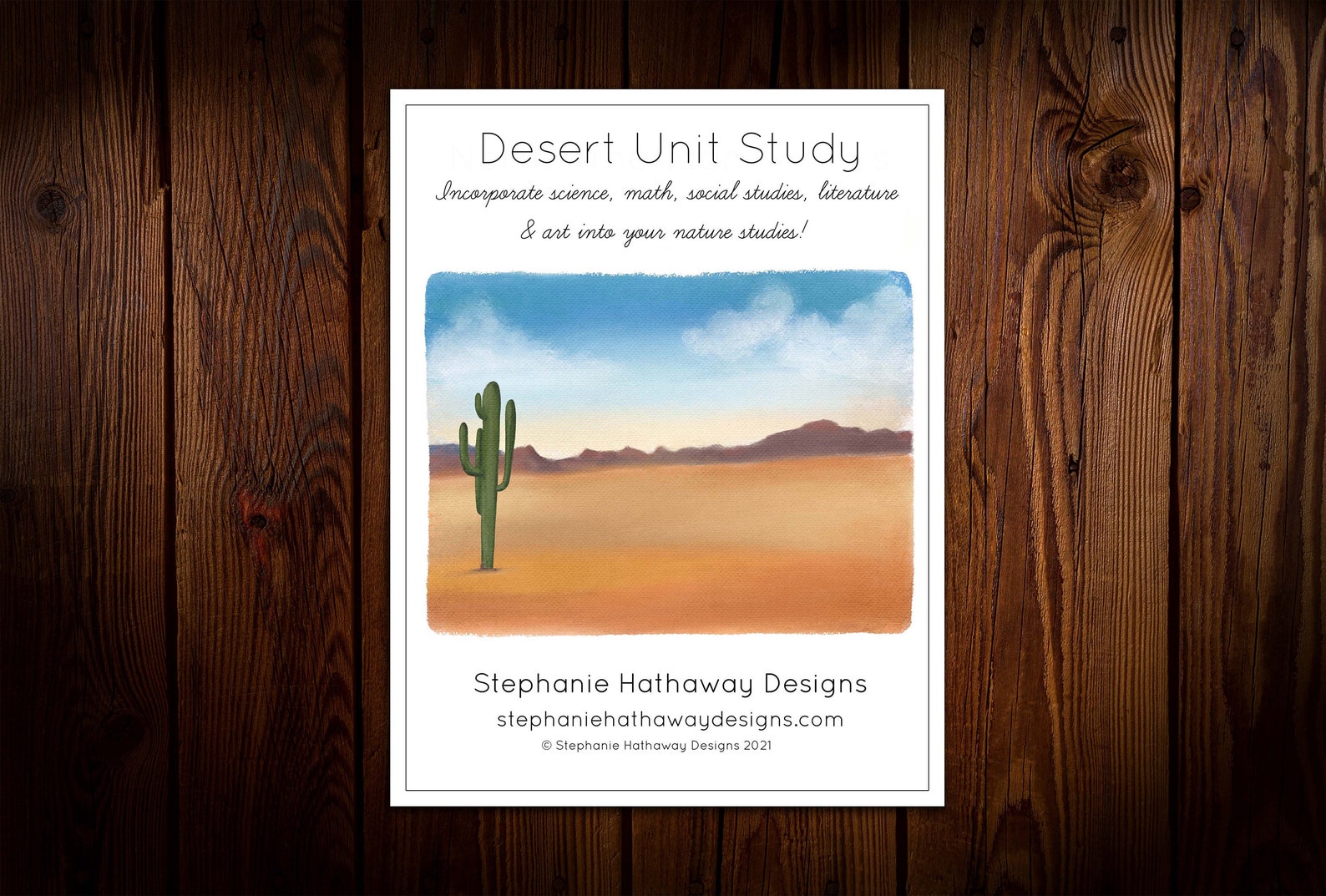 Desert Unit Study - Etsy