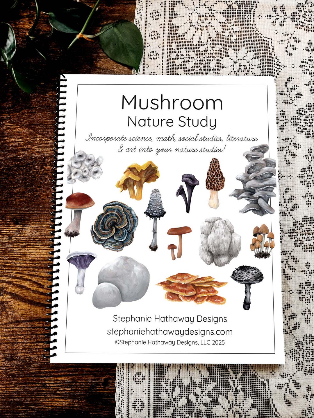 Mushroom Unit Study - Spiral Bound - Etsy