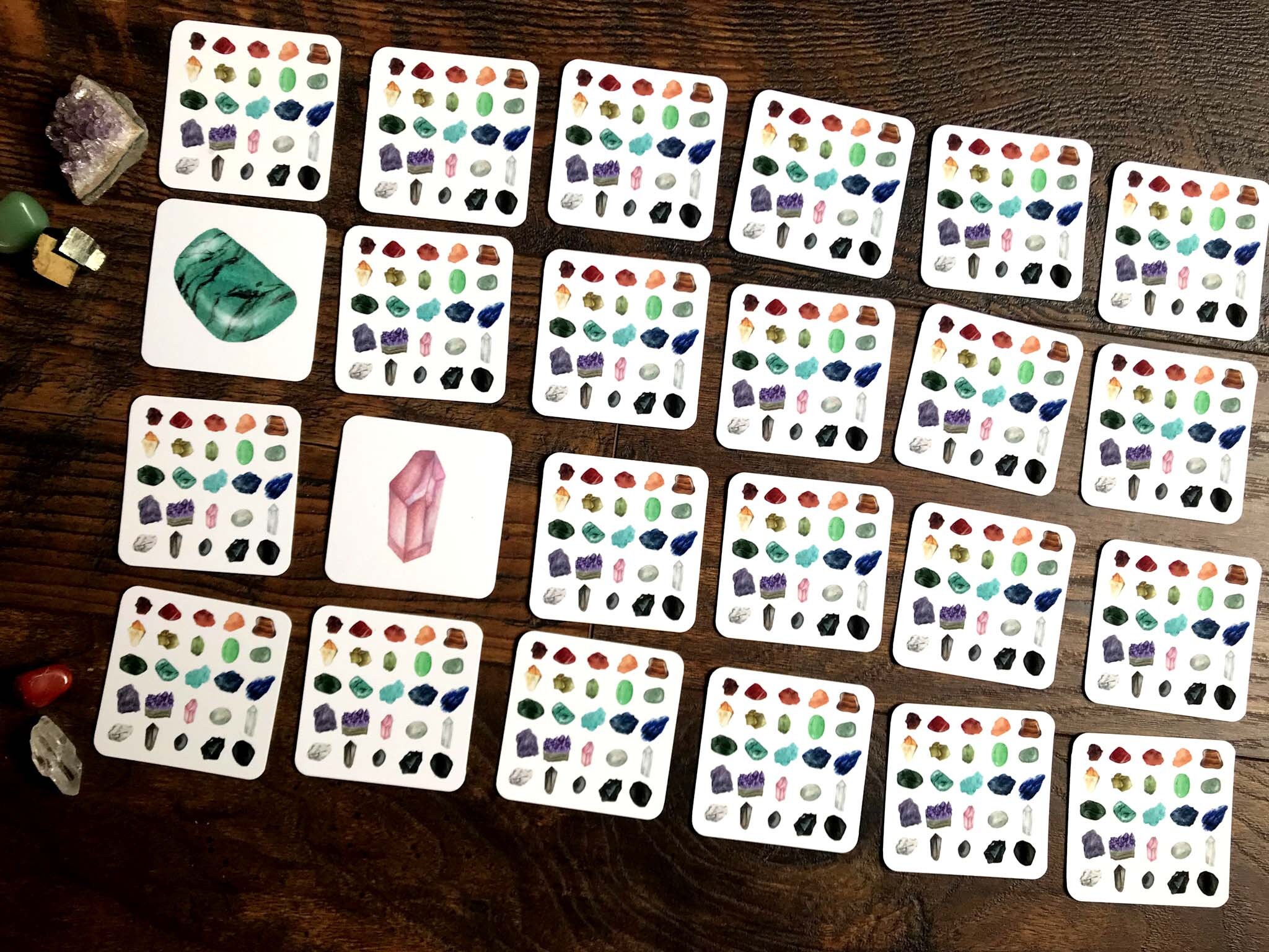 Gemstone Matching Game — Stephanie Hathaway Designs