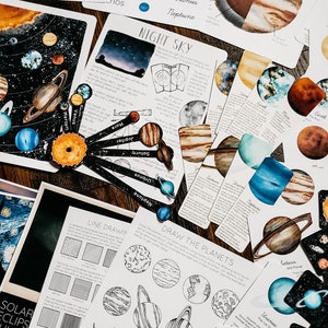 Space Unit Study Bundle - Etsy