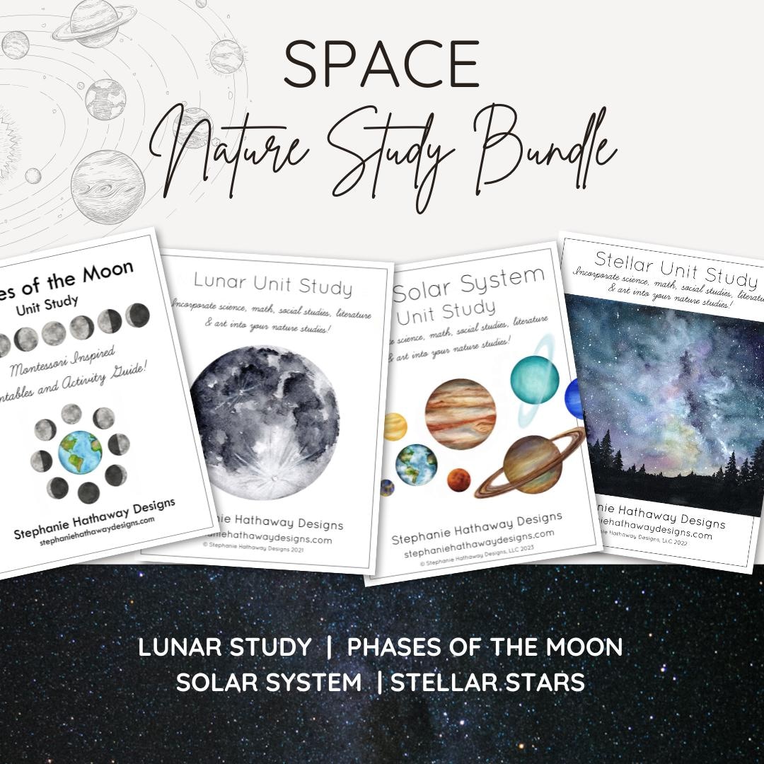 Space Unit Study Bundle - Etsy