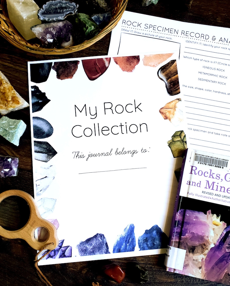 Rocks Minerals & Gemstones Unit Study | Etsy