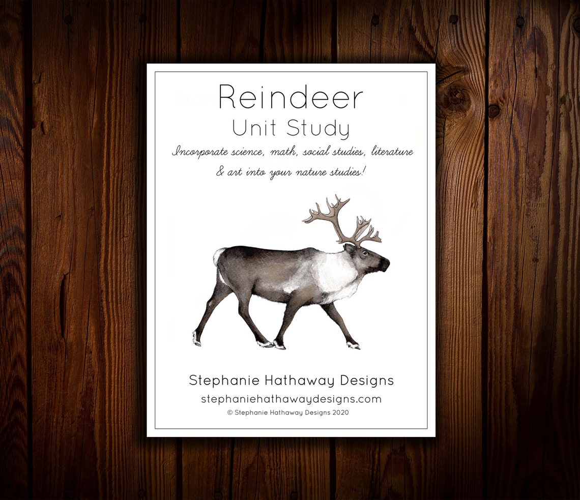 Reindeer Unit Study - Etsy
