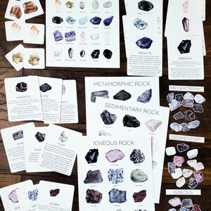 Rocks, Minerals & Gemstones Unit Study - Etsy
