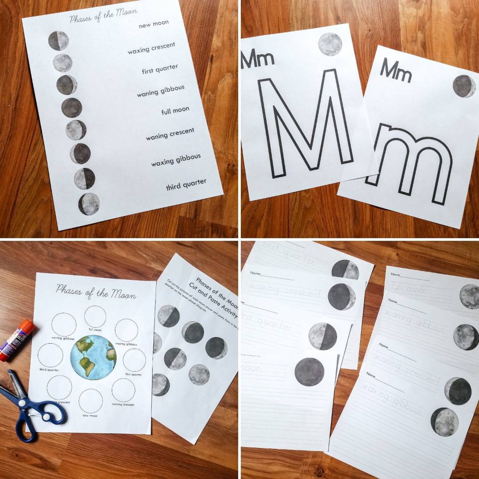 Moon Phases Study - Etsy