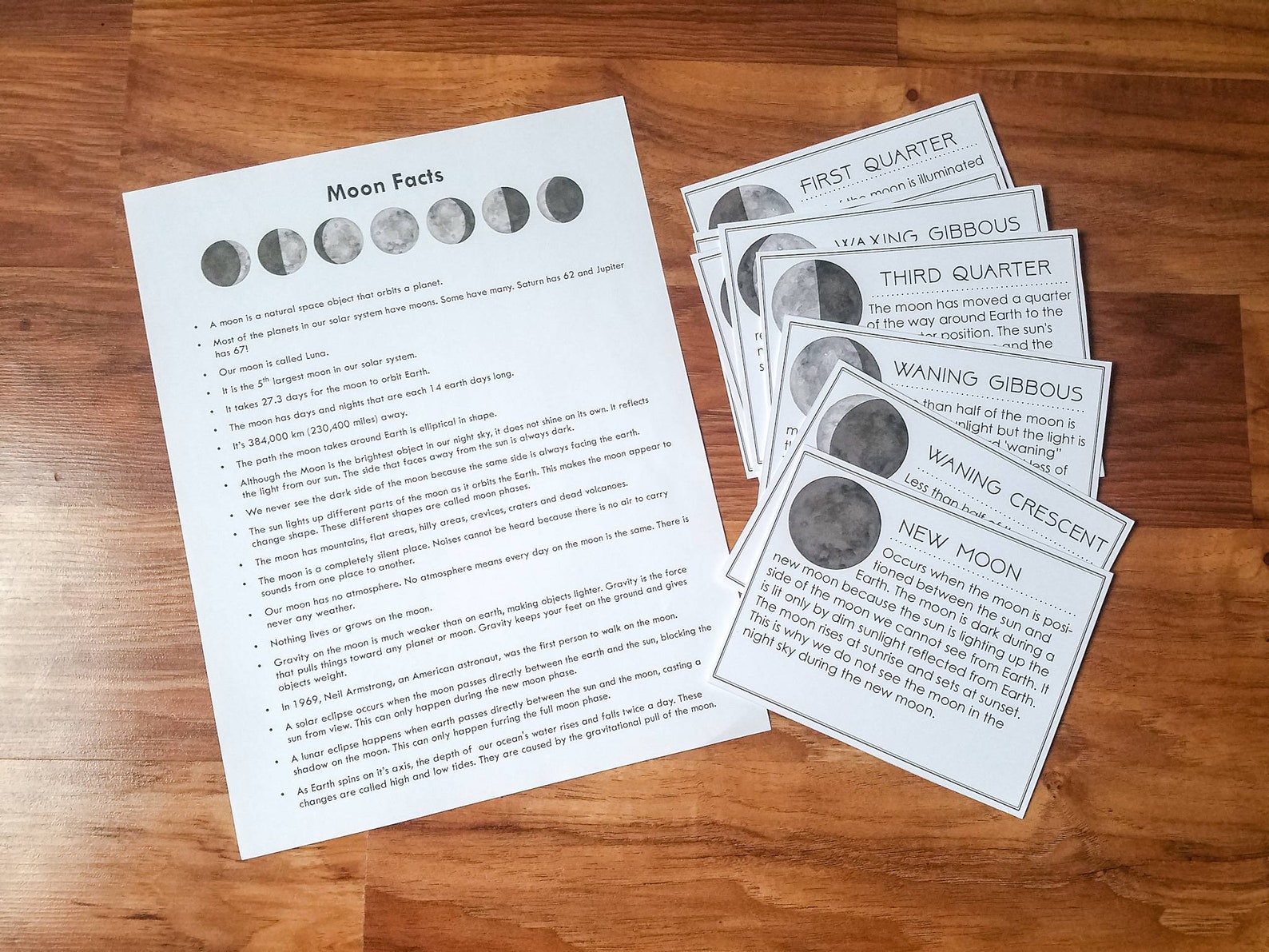 Moon Phases Study - Etsy
