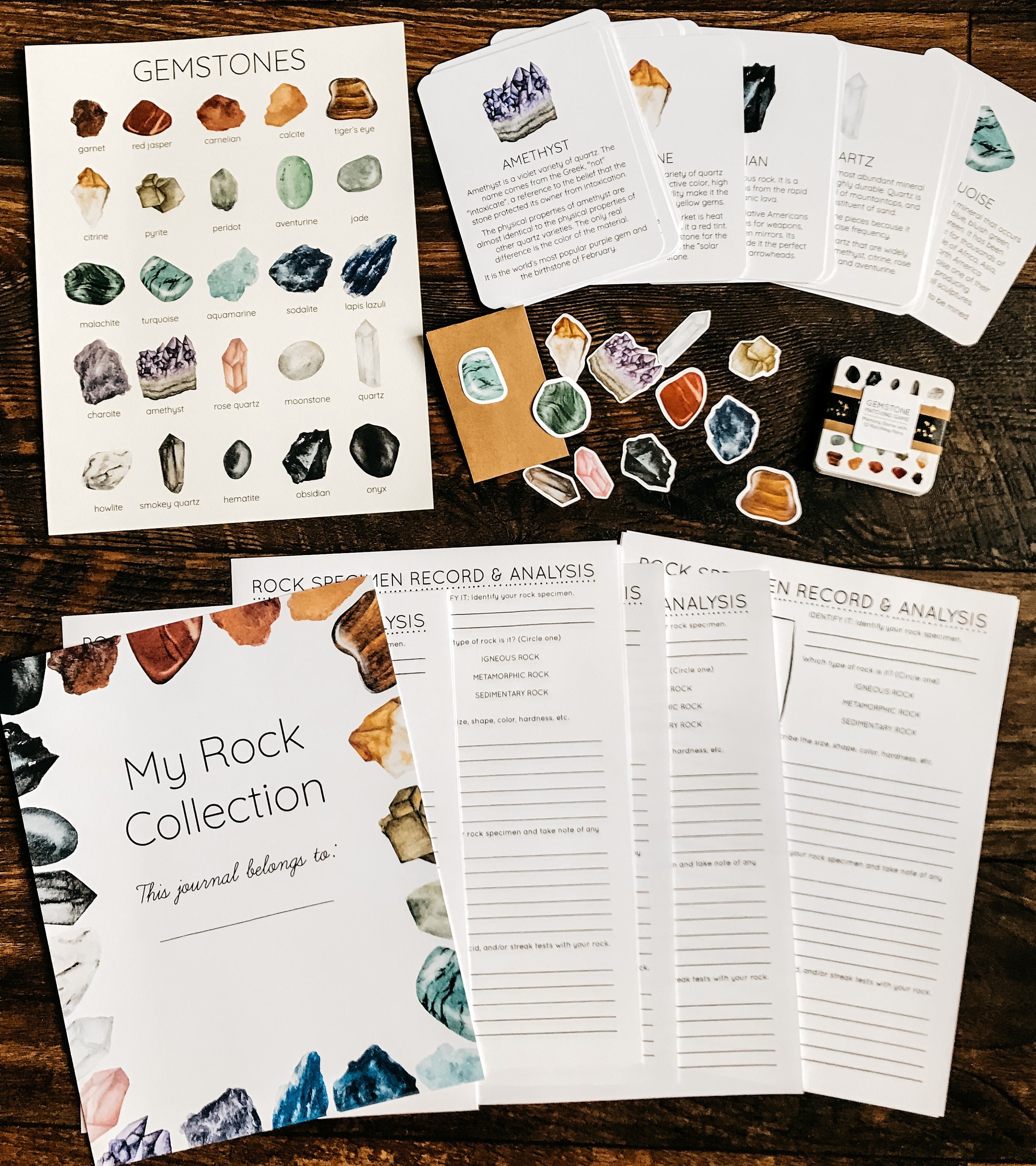 Gemstones Mini Physical Bundle - Etsy