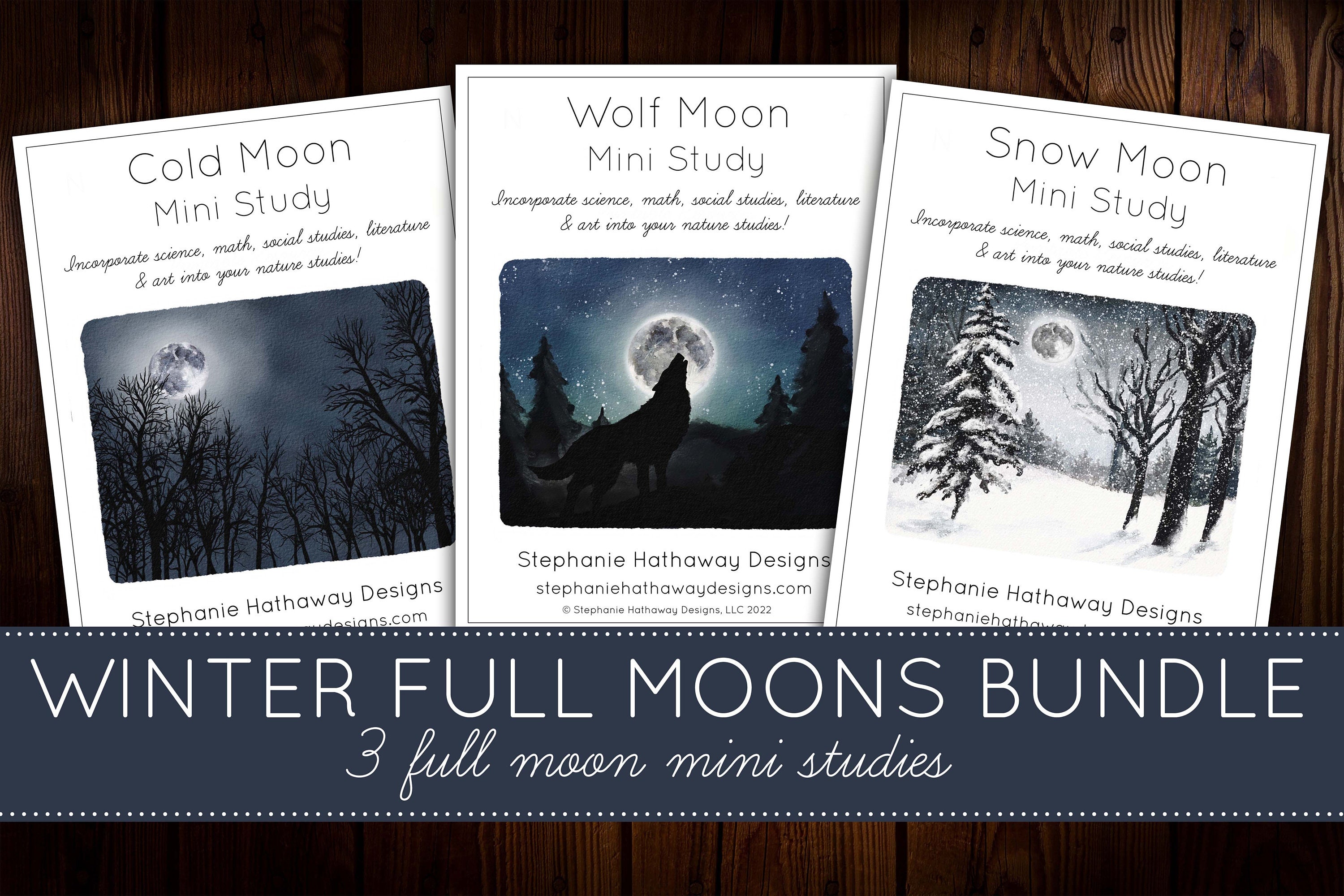 Winter Full Moon Bundle - Etsy
