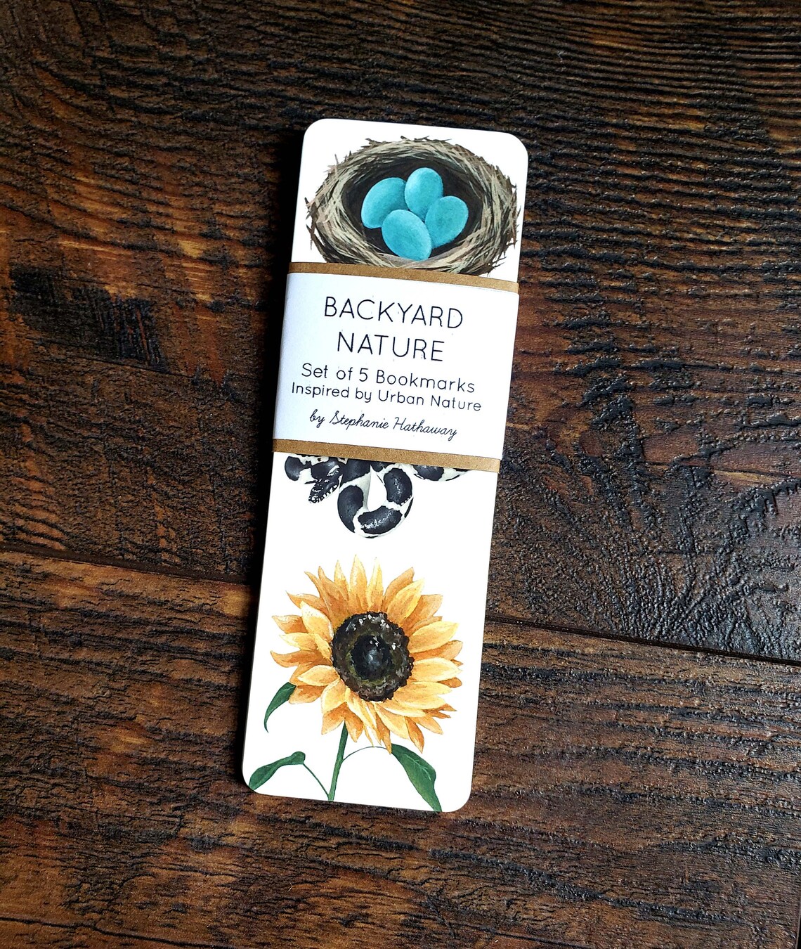 Backyard Nature Bookmarks Set of 6 - Etsy